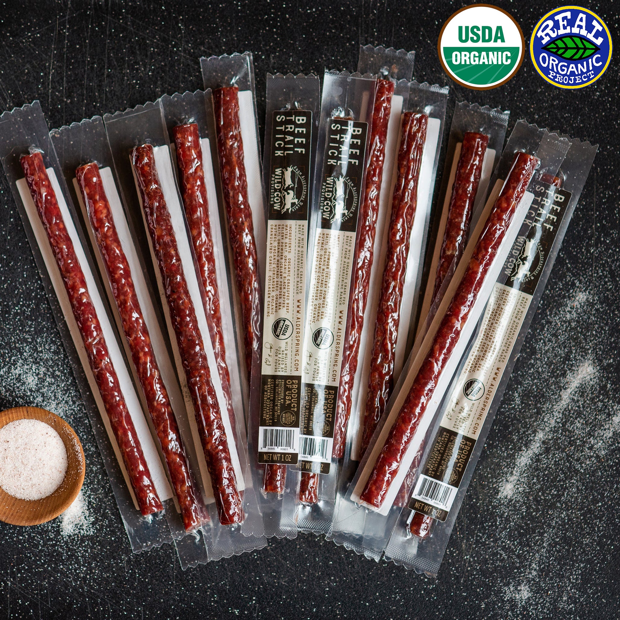 Organic Grass Fed Beef Sticks Provision Pack Wild Cow – Alderspring ...