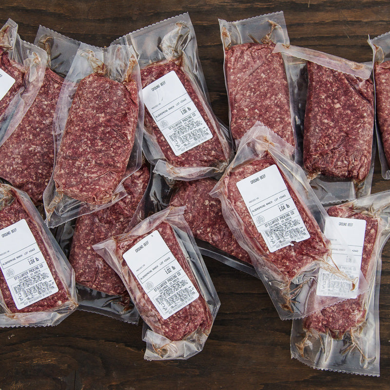 Ground Beef Bundle (limit 2 bundles), Grass Fed, Regenerative, Non-Cer ...